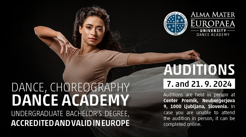 Auditions for the Accredited Bachelor's Degree in Dance and ...